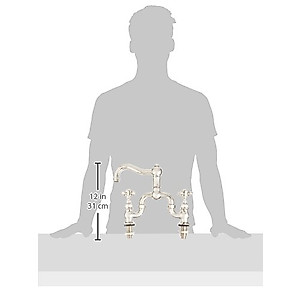 Rohl A1419XMPN-2 Lavatory FAUCETS, Polished Nickel