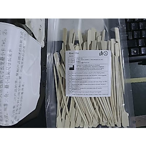 6 inch Bamboo Skewers, 100 PCS Bamboo Sticks for Cocktail Appetizer Toothpicks Kabab Skewers Picks Paddle Wooden Skewers for Cocktail, Fruit, Grilling, Drink, BBQ, Fondue(6 Inch)