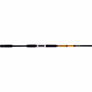 Ugly Stik Bigwater Spinning Fishing Rod,Black/Red/Yellow