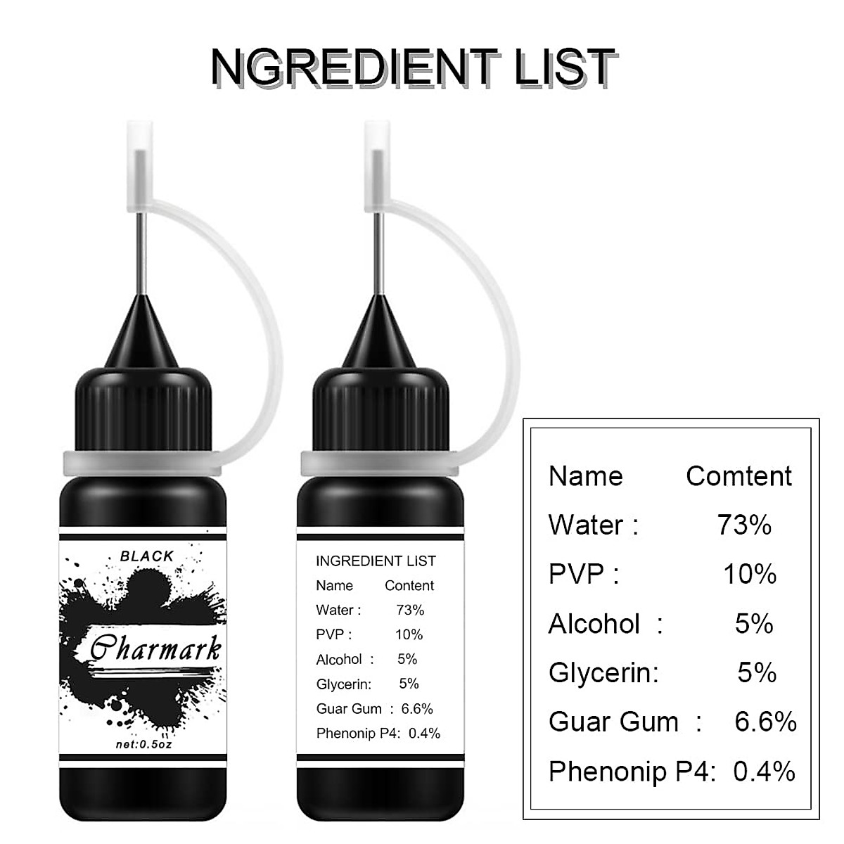 Charmark Jagua Gel Temporary Kit for Women Men Kids, Semi Permanent Ink Summer Trend Art Painting DIY Fake Freckles 84 Pcs Stencils - Full Kit 3 Colors (Black+Red+Brown)