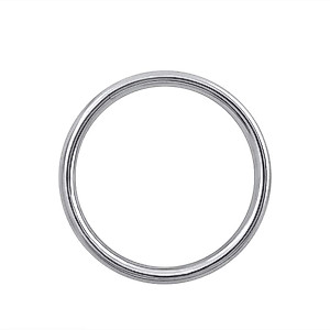 950 Platinum 3.2 mm Plain Wedding Band (Ring Size 7.75)