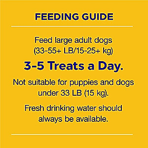 Pedigree DentaStix Chewy Chunx Dental Treats, Large Dog, Multiple Sizes 13.5 Ounce (Pack of 2)