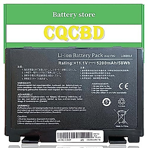CQCBD A32-F82 A32-F52 L0690L6 L0A2016 70-NLF1B2000Y Replacement Laptop Battery for Asus F52 F82 K40 K50C K60 K61 X70A X5E P81I X8C F83CR F82Q K40in P81 K70io F83VF K51 F52A K6c11 K70ic P50 K70ij F83S