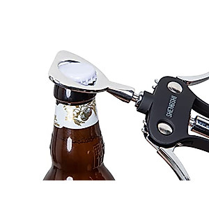 shengshi Wine Opener Zinc Alloy Premium Wing Corkscrew Wine Bottle Opener With Multifunctional Bottles Opener