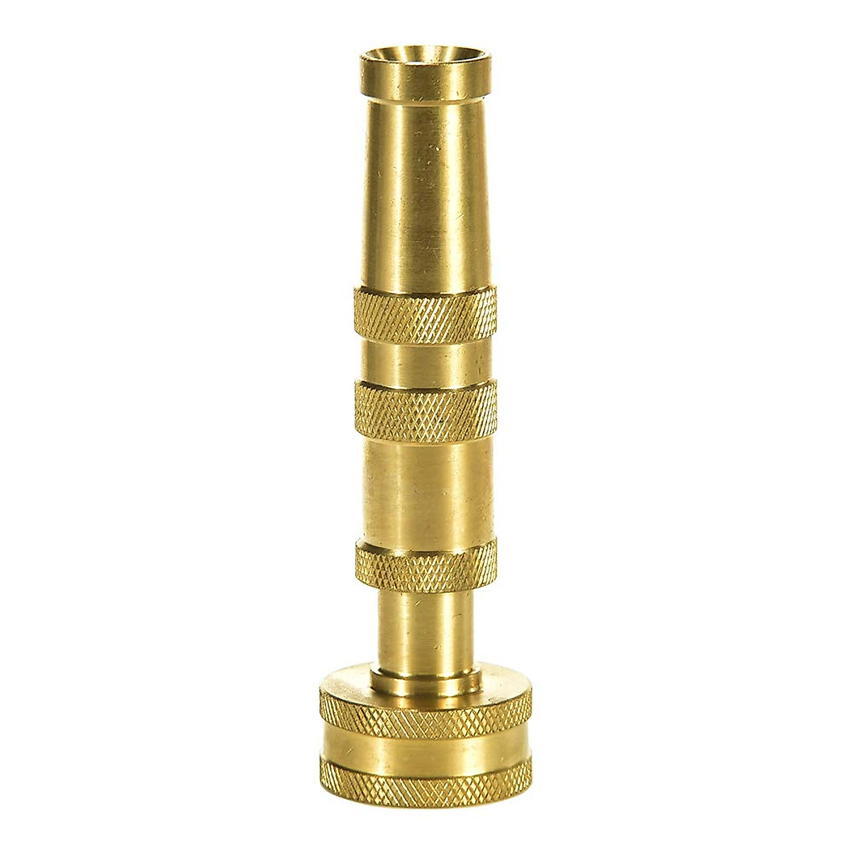 Heavy-Duty Brass Hose Nozzle, Adjustable Twist Hose Nozzle, Jet Sweeper Nozzle, Garden Sprayer