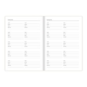 Letts of London Inspire Weekly/Monthly Planner, 12 Months, January to December, 2024, A5 Size, 8.25" x 5.875", Multilingual, White (C082019-24)
