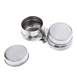 Small Artist Stainless Steel Brush Washer Double Dipper Container Cup Paint Brush Cleaner Washing Bucket with Lid fit for Painting