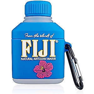 JoySolar for Airpod 1&2 Case, Cute Cartoon 3D Soft Silicone Air Pods Funny Cover, Kawaii Fun Cool Keychain Design Shell, Drink Fashion Stylish Girls Kids Teen Women Cases for Airpods(Flower)