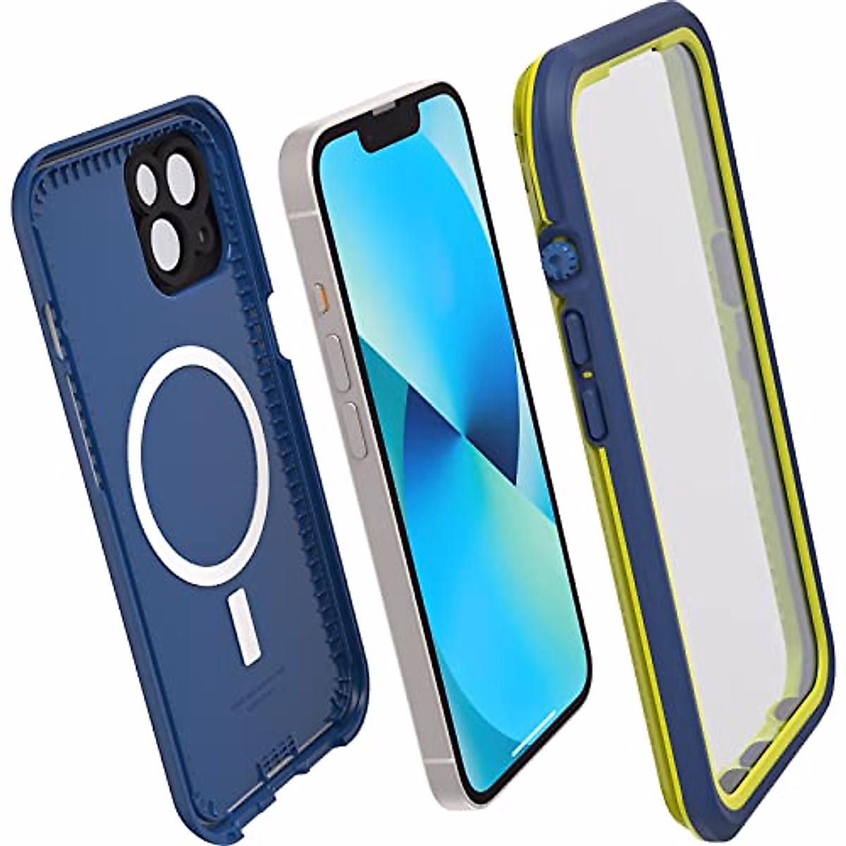 LifeProof FRĒ MAGSAFE SERIES Waterproof Case for IPhone 13 (ONLY) - ONWARD BLUE