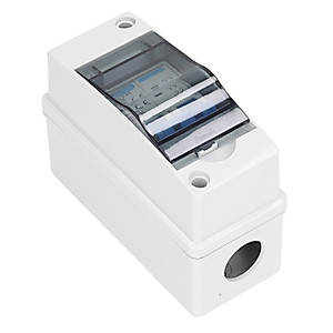 1000V DC Circuit Breaker, 10A PV Combiner Box Disconnect Switch, Built in DC Switchgear, Support Overvoltage, Overload, Lightning Protection for Solar PV System Household RV