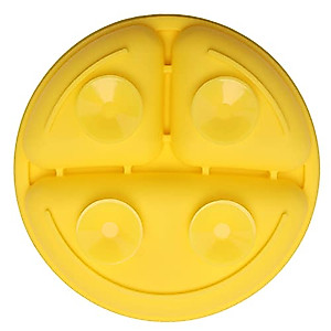 Suction Plates for Babies | 100% Silicone with Lid | Divided Design | Microwave & Dishwasher Safe