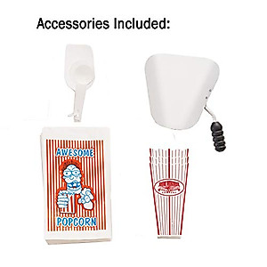 Great Northern Popcorn Red Matinee Movie Theater Style 8 oz. Ounce Antique Popcorn Machine