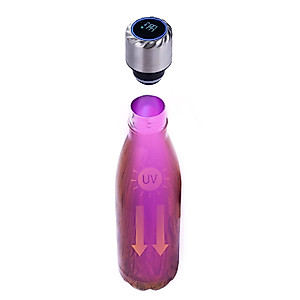 UV Self-Cleaning Water Bottle 17Oz Vacuum Insulated Stainless Steel