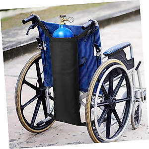 Oxygen Cylinder Pannier Bag Storage Bag Buggy Bag Buckle Oxygen Tank Pouch Wheelchair Storage Pouch Oxygen Trolley Pouch Scuba Tank Holder Travel Oxford Cloth Bag