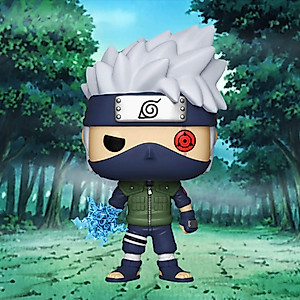 Funko Pop Animation: Naruto Shippuden - Kakashi with Lightning Blade Collectible Figure, Multicolor