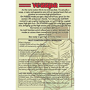 Beetronics Babee Series Vezzpa Octave Stinger Pedal