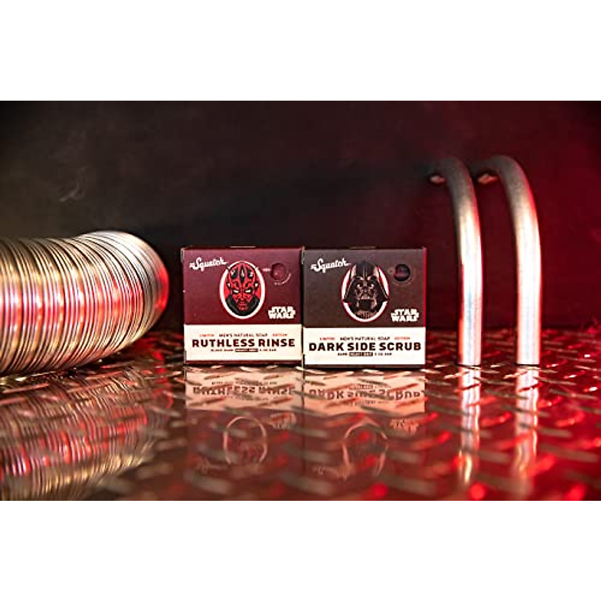 Dr. Squatch The Soap Star Wars Soap Collection - Men’s Natural Bar Soap - 4 Bar Soap Bundle Star Wars Soap for Men