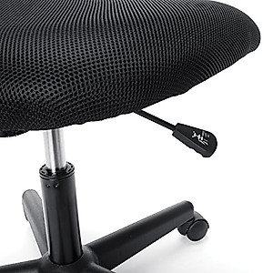OFM ESS Collection Swivel Mesh Back Armless Task Chair, in Black (ESS-3020)