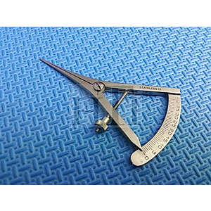 CASTROVIEJO Caliper Graduated 0-40MM Straight 3.5" HIGH Premium Grade (HTI Brand)