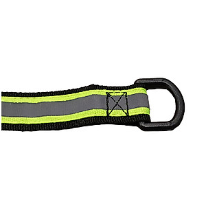 LINE2design Firefighter Glove Strap - Emergency Rescue Turnout Gear Heavy Duty Reflective Gloves Safety Leash - First Responders EMTs Construction and Mechanics Adjustable Work Glove Holder - Green
