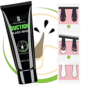 Piero Lorenzo Blackhead Remover Mask, Blackhead Peel Off Mask, Face Mask, Blackhead Mask, Black Mask Deep Cleansing Facial Mask for Face Nose 80g