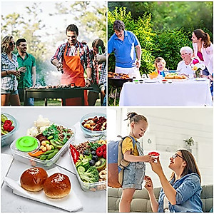 4 Pcs Salt and Pepper Shakers Set Mini Plastic Pepper Shaker with Lid Damp Proof Popcorn Containers Clear Spice Jars Salt Shaker for Travel Camping Picnic Lunch Dining Kitchen (Colorful, Small)