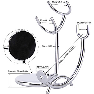 PerPro Shaving Stand and Double Stainless Steel Design Shave Soap Bowl - Forms Thick and Foamy Lather Quickly,Unbreakable and Rust Resistant for Smooth Wet Shaving