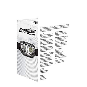 Energizer Rechargeable LED Headlamp Pro400, IPX4 Water Resistant, High-Powered Bright LED, Multiple Light Modes, Best Headlight for Camping, Running, Outdoors, Emergency Light, USB Included