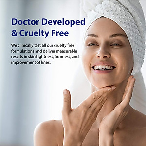 Dr. Denese SkinScience HydroShield Ultra Moisturizing Face Serum Locks In Moisture with Retinol & Ceramides - Reduce Appearance of Wrinkles, Increased Hydration & Tightness - Cruelty-Free - 4oz