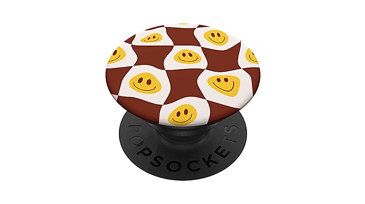 Cute Indie Pastel Swirl Smile PopSockets Swappable PopGrip