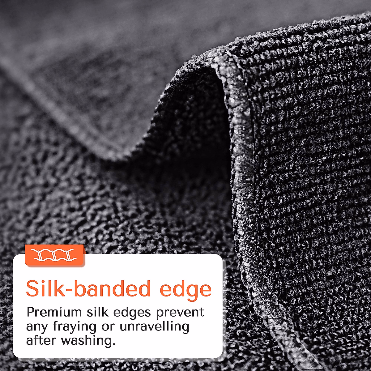 TASALON Microfiber Hair Towel - 10 Pack - Salon Towels - Quick Dry Microfiber Towels - 29 x 16 Inches Ultra-Soft Microfiber Towel for Hair, Facial Towels with Soft Absorbant - Black