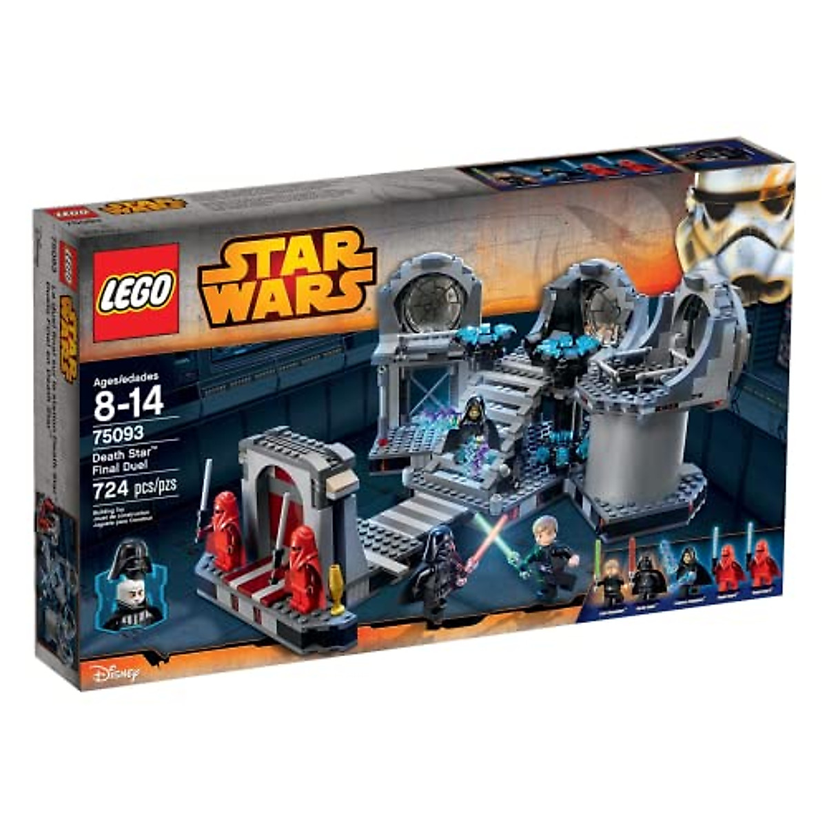 LEGO Star Wars Return of the Jedi Death Star Final Duel 724 Piece Building Kit