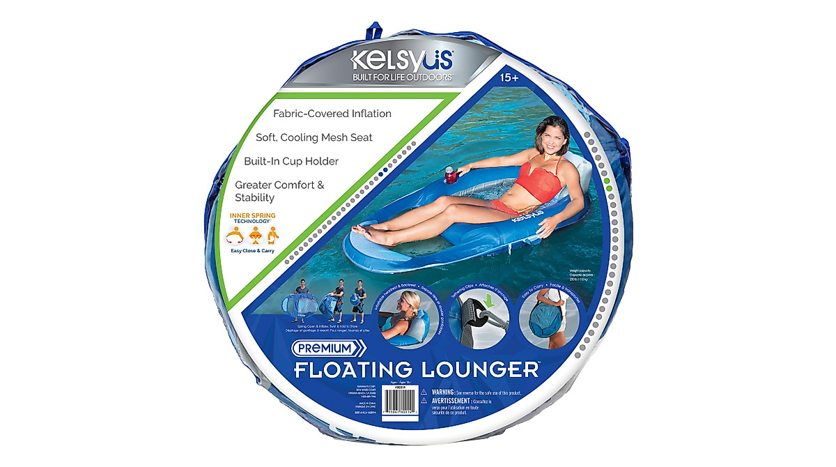 Kelsyus Spring Float Pool Lounger - Relax & Enjoy