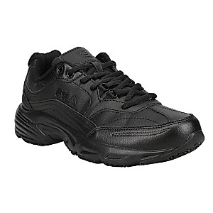 Fila Men's Memory Workshift-m Shoes, Black/Black/Black, 10.5 M US