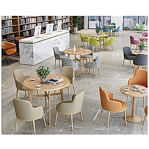 Office Conference Table, Office Table and Chair Set Small Dining Table Set, Round Dining Table Set, Restaurant Table and Chair Set for Combination Living Room Bedroom Balcony Study Room Office Meeting