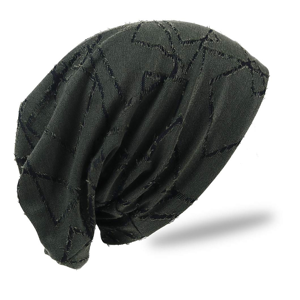 Ruphedy Men Summer Slouchy Beanie Long Baggy Thin Lightweight Skull Cap B011h (B402-Green)
