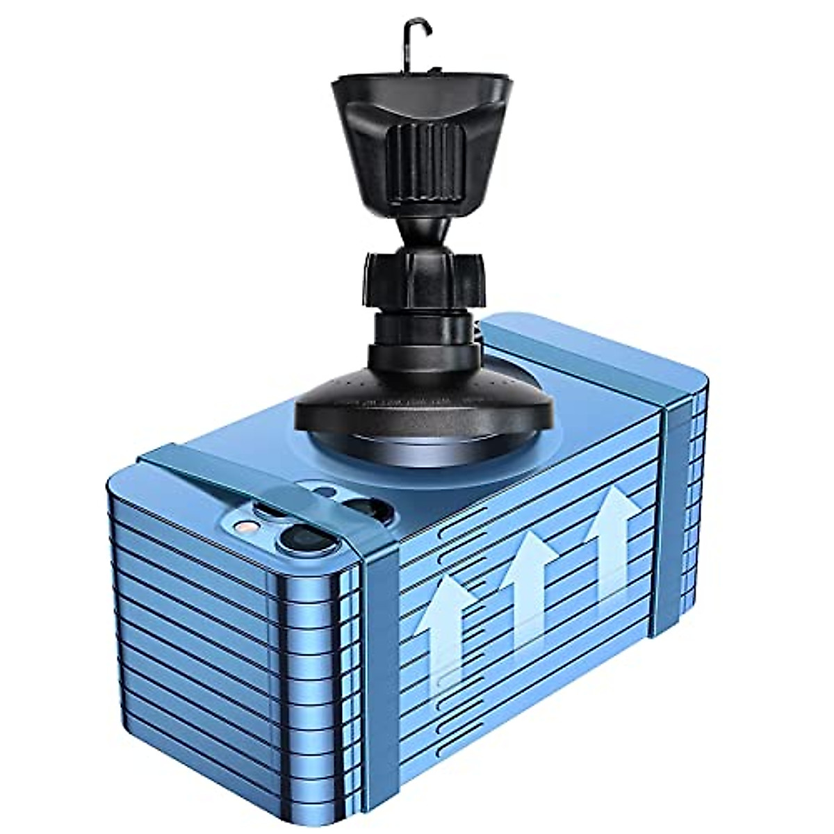 MONOCARBON Car Phone Holders for iPhone, MagSage Car Mount Charger Wireless, iPhone 15 Car Charger Adapter Fast Charging, Magnetic Car Phone Holder Mount.(Twill Carbon Matte Black+Charger)