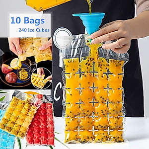 125Pcs Drink Pouches for Adults with Individual Package Straws Reclosable Zipper Smoothie Bags Juice Pouches Heavy Duty Hand-held Cold & Hot Drinks，BPA & Phthalate Free - Funnel Included