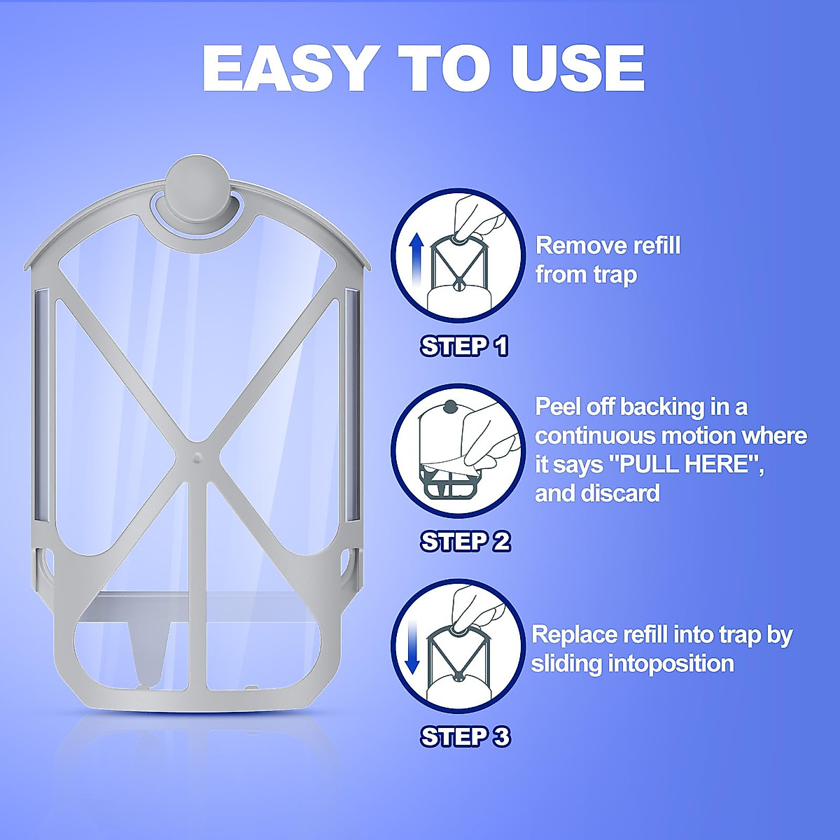 GEEANN 16 Pack Refill Cartridge Kit Compatible with ZEVO Plug-in Light M364 and Max, Replacement 100% Fit(16 Refill Cartridges)