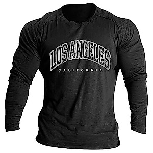 Yellow Shirt Men Shirts for Men Breathable Printed Long Sleeve Outdoor Lightweight Workout Tees True Comfort Trendy Tops 32 Cool Mens Shirt