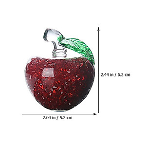 Cabilock Wine Bottle Glass Plug Ball Stoppers Fruit Shaped Caps for Wine Decanter Carafe Bottle Replacement Sealing Stoppers