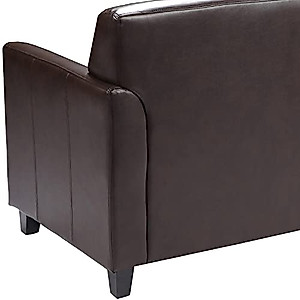 Flash Furniture HERCULES Diplomat Series Brown LeatherSoft Loveseat