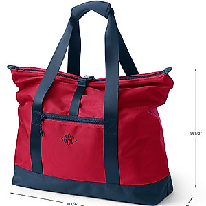 Lands' End Travel Tote Deep Scarlet No SzMedium