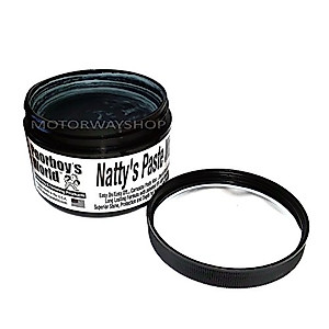 Poorboy's World PB-NPBLK08 Nattys Carnauba Paste Wax, Black,235ml