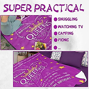 RFHBP May Birthday Gifts for Women Throw Blanket - Perfect for Mother's Day, Valentine's Day, and Birthdays - 50x60 Inches