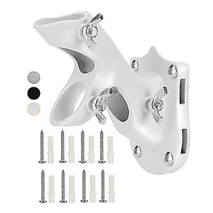 UNCO- Aluminum Flag Pole Holder, Heavy Duty Aluminum Mount, Flag Pole Bracket, Flag Pole Holder Mounting Bracket, Flag Pole Brackets for House, Flag Pole Mounting Bracket, Flag Pole Holder for House