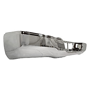 BUMPER-KING Rear Bumper Compatible with 2007-2013 Toyota Tundra Pickup 07-13 TO1102244 Chrome without Park Assist