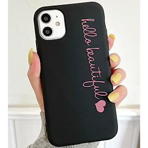 3x Hello Beautiful Rearview Mirror Decal,Vinyl Pink Car Decals For Women,Vanity Mirror Stickers,Girl Car Decal Gifts,Car Window Decal,Car Mirror Pink Sticker,Car Window Decal, Self Affirmations Decal