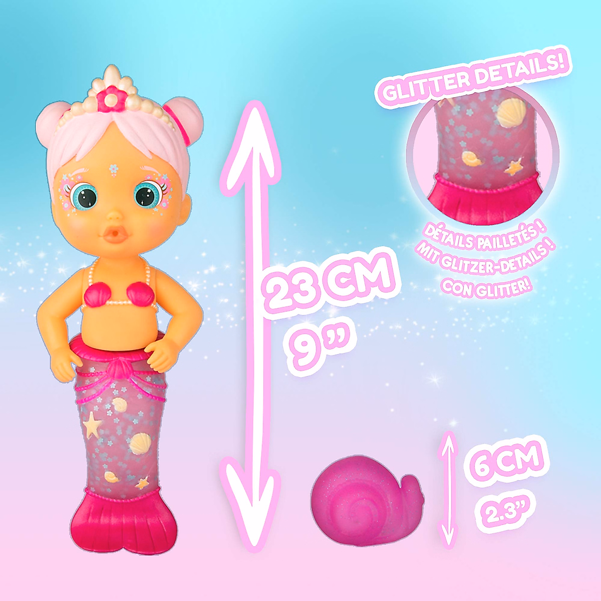 Bloopies Mermaids Sweety - Bath Toy, Multi