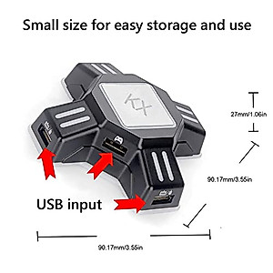 WYTR KX Conversion Box Professional Keyboard Mouse Adapter Controller Converter Adapter for Switch for Ps4 Pro